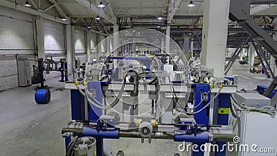 Wire Manufacturing Process. Assembly Twisting Stranded Wire. Modern ...