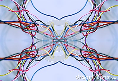 Wire Mess Stock Images - Image: 1545654