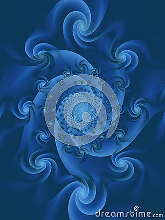 Blue Wispy Flower Blossoms stock illustration. Illustration of blossom ...