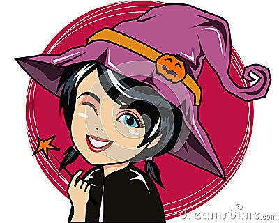 Witch Cartoon Character Stock Vector - Image: 42012697