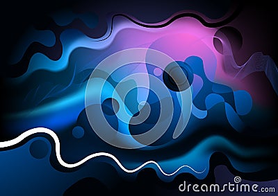 Wobble Bubble Background Cartoon Vector | CartoonDealer.com #11193807