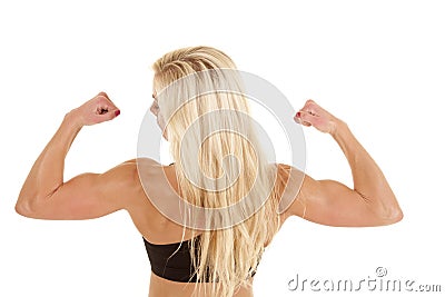 Woman Back Flex Strong Royalty Free Stock Photo - Image: 27330515