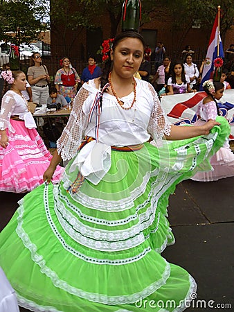 Woman Dancer From Paraguay Editorial Photography - Image: 11096712