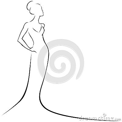 Woman In Formal Dress Stock Photo - Image: 26649350