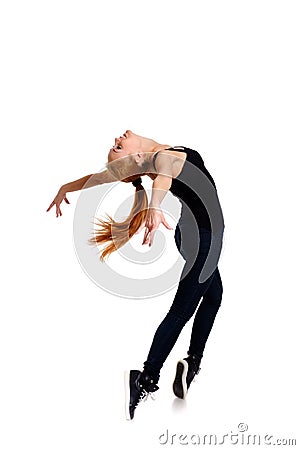 Woman On Tiptoe Stock Photography | CartoonDealer.com #20534096