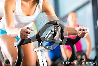 Women Doing Sport Spinning Stock Images - Image: 28557884