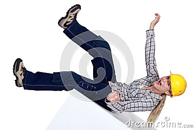 Women Falling Backwards Royalty Free Stock Photo - Image: 35393265
