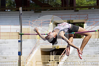 Women s High Jump Action - Stock Image - Everypixel