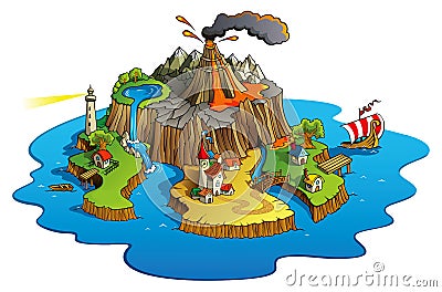 Wonder Island Stock Photo - Image: 28953770