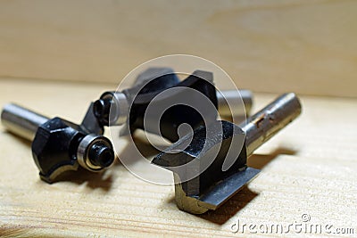 Wood Router Cutter Bits. Royalty-Free Stock Photo | CartoonDealer.com ...