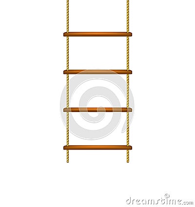 Set of Rope Ladder Cartoon Icon Design Template with Various Models ...
