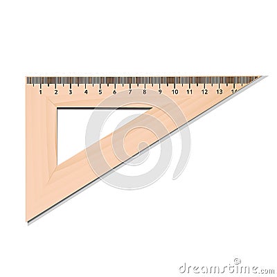 Wooden_ruler Vector Illustration | CartoonDealer.com #76085282
