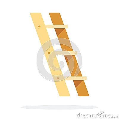 Ladder Side View Vector Flat Isolated | CartoonDealer.com #186295492