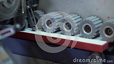 Woodworking Equipment in Operating Position Stock Video - Video of ...