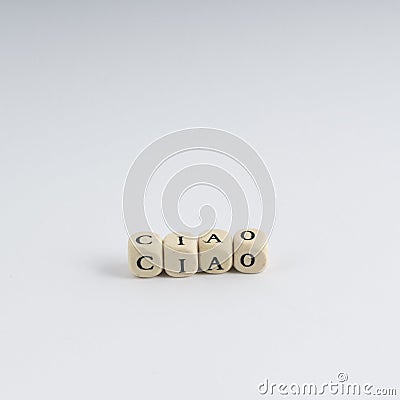 The Word Ciao Royalty-Free Stock Photography | CartoonDealer.com #102131801