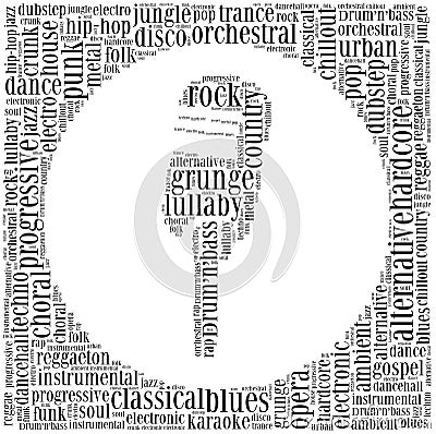Word Cloud Concept Of Music Genres Royalty-Free Stock Image ...