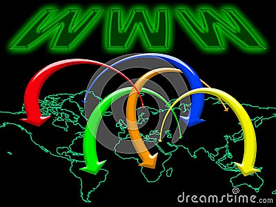 Word Wide Web (01) Royalty-Free Stock Photography | CartoonDealer.com ...