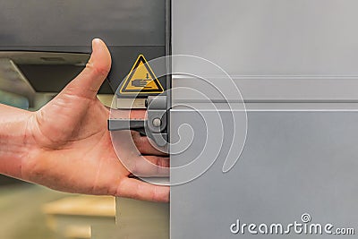 Work Injuries. Compliance With Safety Rules When Using Machine Tools In ...