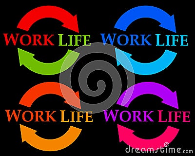 Work Life Cycle Royalty-Free Stock Image | CartoonDealer.com #28972972