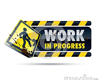 Work In Progress Sign Royalty Free Stock Photo - Image: 17233565