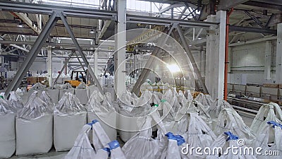 Workflow in a Warehouse, Active Work in a Warehouse, Forklifts in a ...