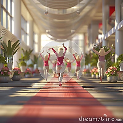 Workplace Wellness Program Incorporating Dance Therapy In A Spacious ...