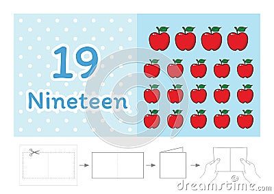 Worksheet For Kindergarten Kids, Count The Number Of Objects, Learn The ...