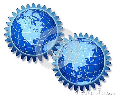 World Economy Symbol Royalty Free Stock Photography - Image: 18330477
