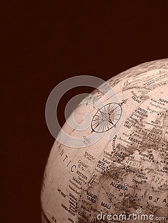 World Globe Corner Royalty-Free Stock Photography | CartoonDealer.com ...