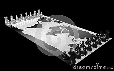 World Map Chess Royalty-Free Stock Image | CartoonDealer.com #26368534