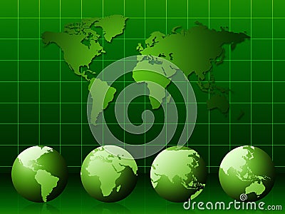 World Map Shows Background Globalization And Template Stock Image ...