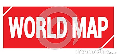 WORLD MAP Text Written On Red Stamp Sign Royalty-Free Stock Image ...