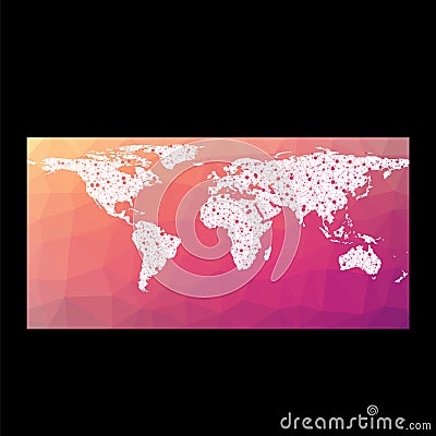 World Network Map. Vector Illustration | CartoonDealer.com #177422814