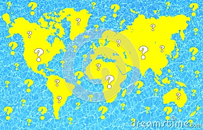 World Map Question Marks Stock Illustrations – 31 World Map Question ...