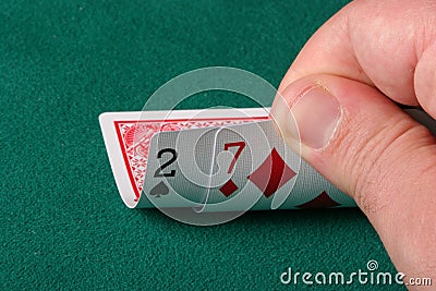 The Worst Hand In Texas Holdem Poker Royalty-Free Stock Image ...