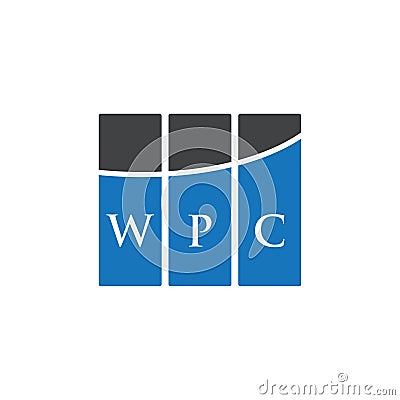 WPC Letter Logo Design On Black Background. WPC Creative Initials ...
