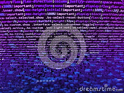 Writing Programming Functions On Laptop. Modern Web Development Background. Creative Js HTML5 ...