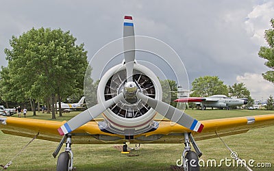 WW2 P64 Fighter Plane Front View Editorial Stock Image - Image: 26008199