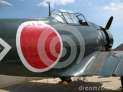 WWII Zero Fighter Plane Stock Photography - Image: 5203022