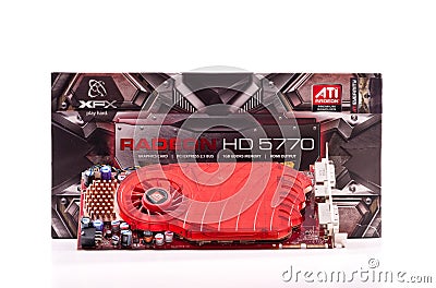 XFX ATI Graphics Card Editorial Image | CartoonDealer.com #17930258