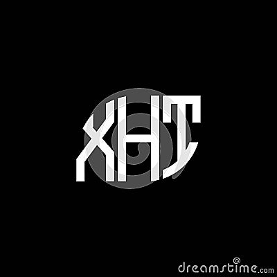 XHT Letter Logo Design On Black Background. XHT Creative Initials ...