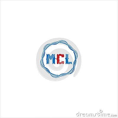 MCL Creative Unique Abstract Modern Geometric Vector Symbol Font Logo ...