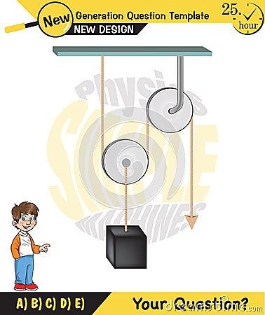 Physics, Science Experiments On Force And Motion With Pulley, Pulley ...