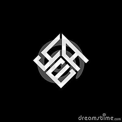 YEA Letter Logo Design On Black Background. YEA Creative Initials ...