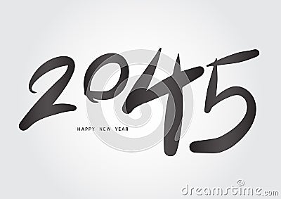 2045 Year, Happy New Year 2045 Vector, 2045 Number Design Vector ...