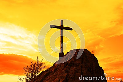 Yellow Cross Royalty Free Stock Photography - Image: 169927