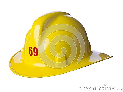Yellow Fireman Helmet Stock Photography - Image: 26742882