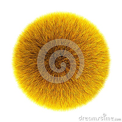 Yellow Fluffy Ball Stock Image - Image: 29608501