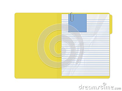 Yellow Folder Stock Photos - Image: 1873323