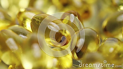 Yellow liquid capsules stock video. Video of pharmaceutical - 61945961